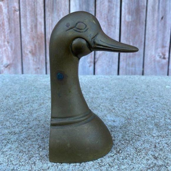 Vintage | Accents | Vintage Brassbird Bust Decor Goose Duck | Poshmark